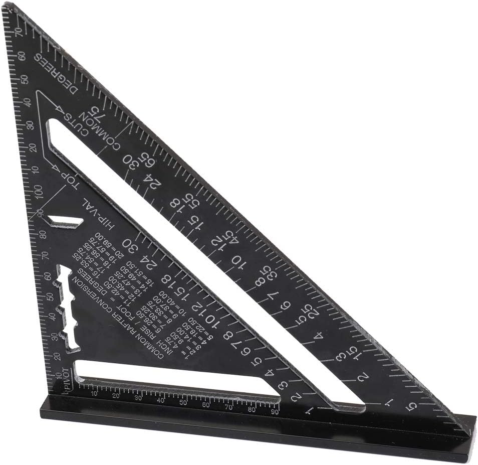 IRWIN Tools Rafter Square, Hi-Contrast Aluminum, 7-Inch (1794463 ...