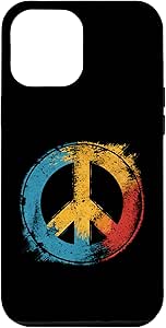 Amazon.com: iPhone 15 Plus Retro Vintage Distressed Design Peace Sign Case : Cell Phones ...