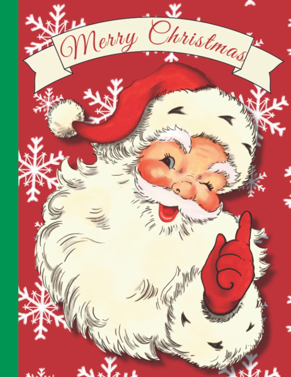 Classic Santa Notebook: Festive And Cheery Vintage Style Merry ...