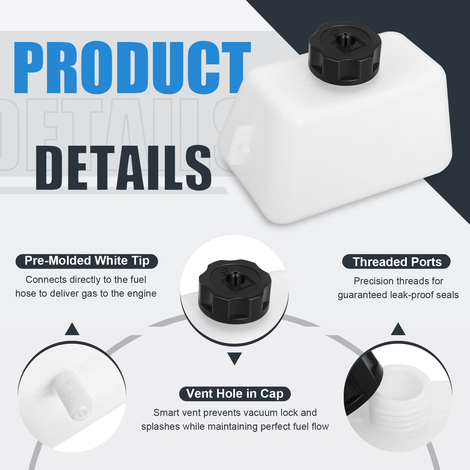 Snapklik.com : Mini Bike Gas Tank For Quad Dirt Pocket Atv Scooter 2 ...