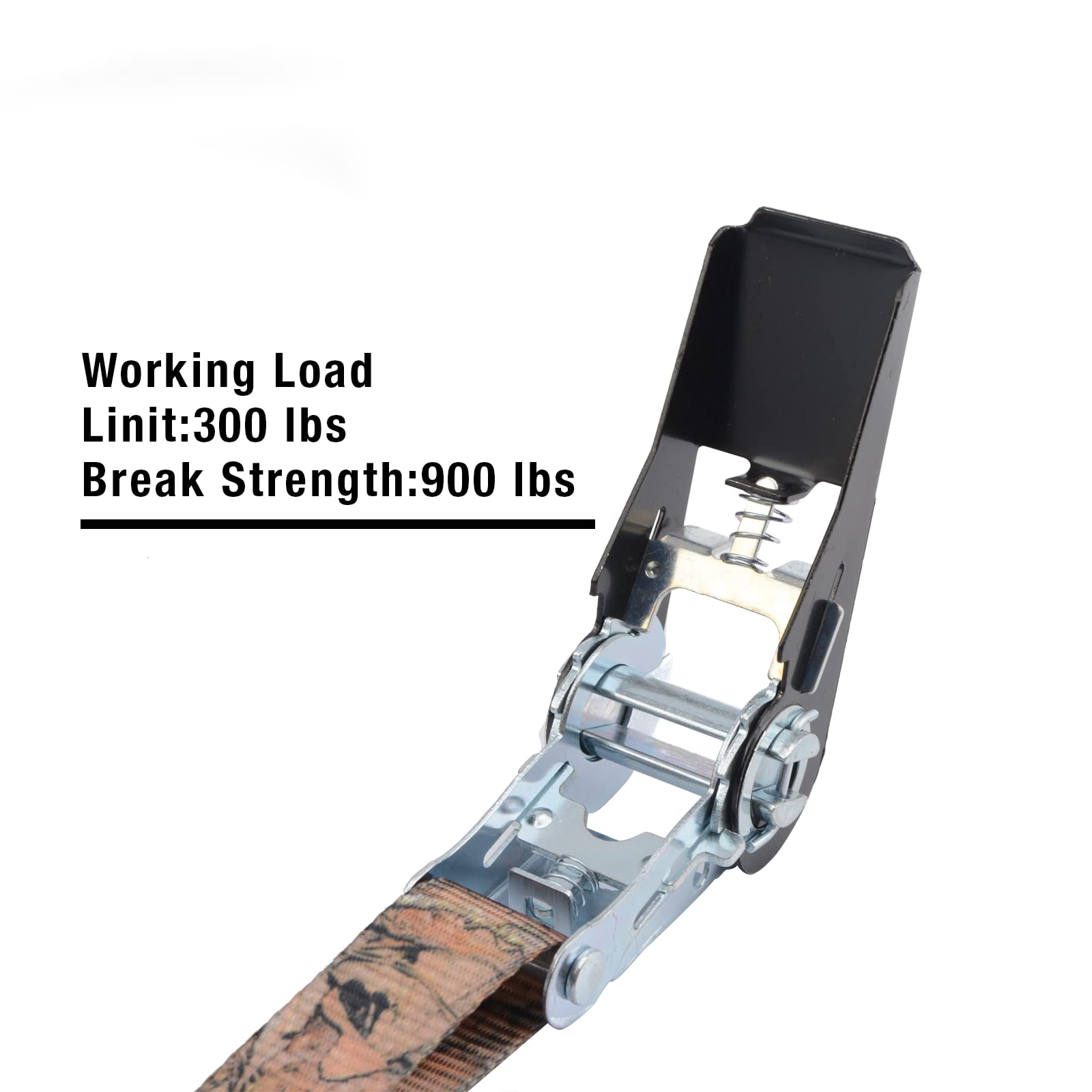 Snapklik.com : XSTRAP STANDARD Ratchet Straps, 900 LB Break Strength, 8 ...