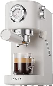 Amazon.com: JASSY Espresso Coffee Machine 20 Bar Cappuccino Maker, Barista Espresso Maker for ...