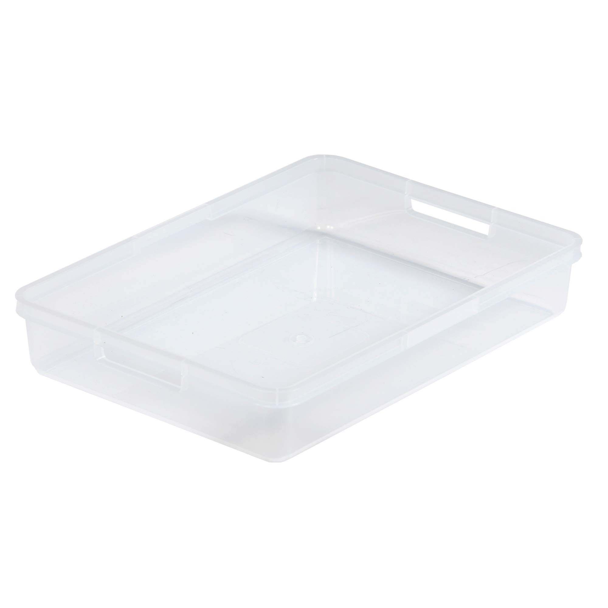 Buy Pack of x1 Qty Transparent Clear A4 Plastic Desktop Tidy Storage ...