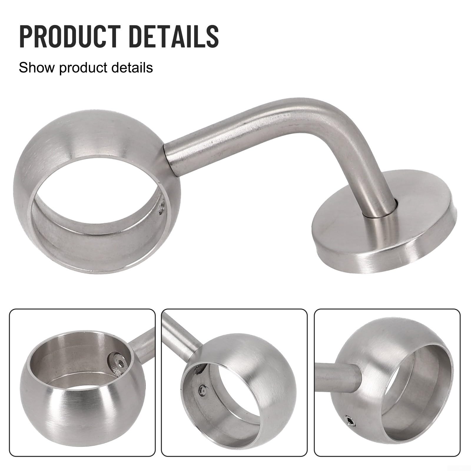 Galvanized Handrail Bracket 2 Pack 304 Stainless Handrail Brackets ...