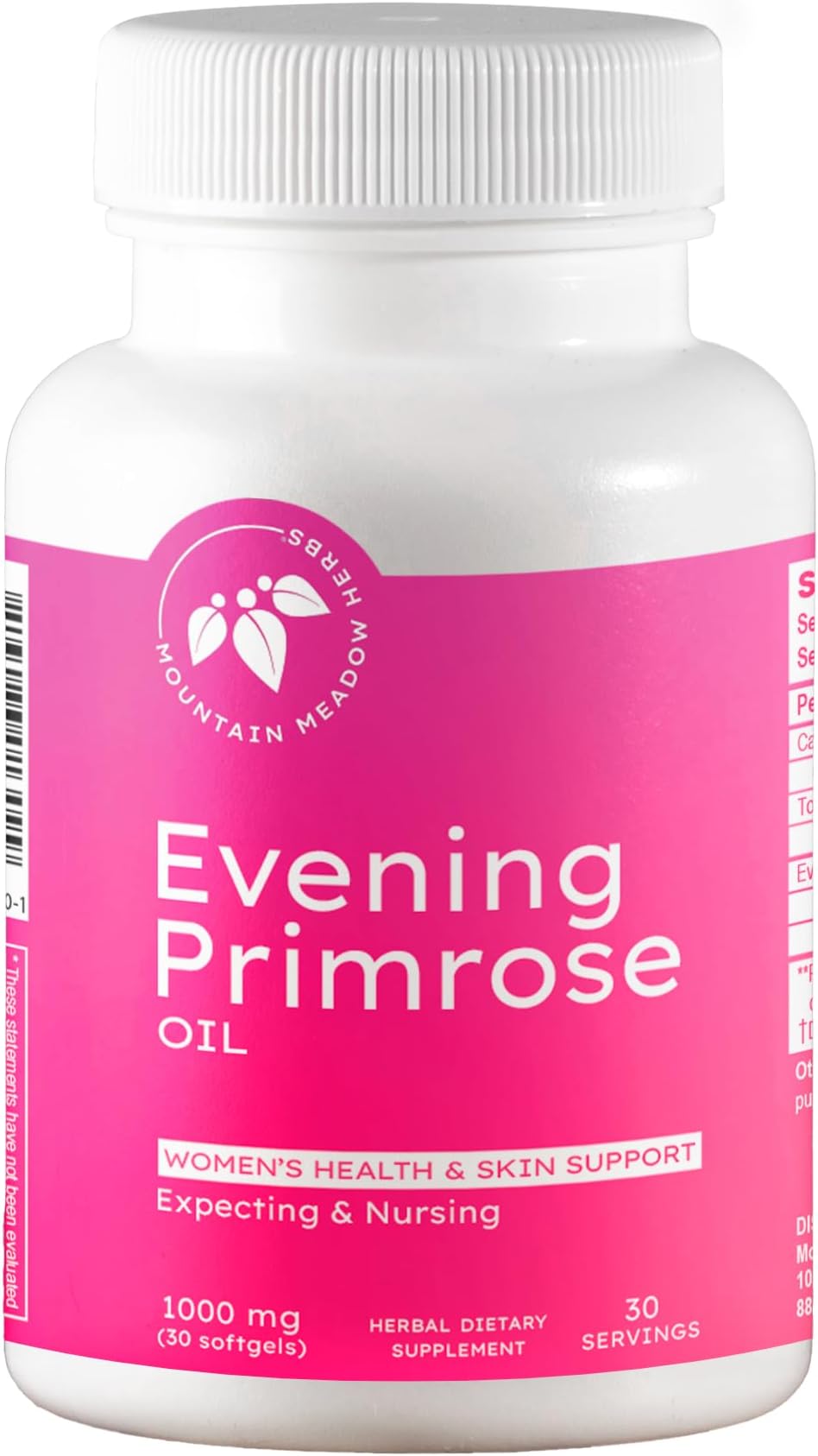 Amazon.com: Mountain Meadow Herbs Evening Primrose Oil 1,000mg – Omega ...
