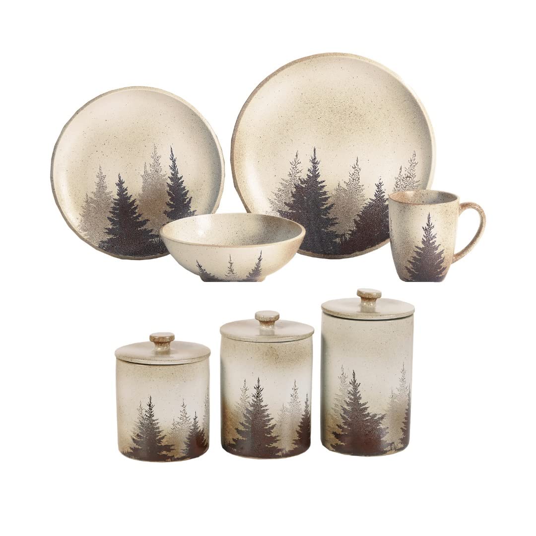 Amazon.com | Paseo Road by HiEnd Accents Rustic Dinnerware Set ...