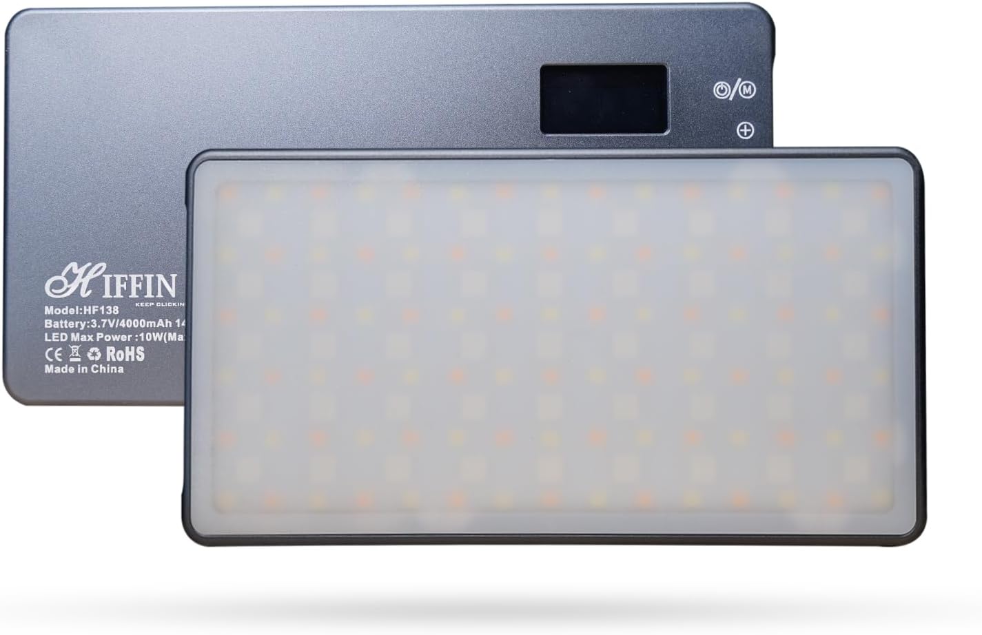HIFFIN HF-138 Pro Portable Pocket RGB LED Video Light with 21 Lighting ...