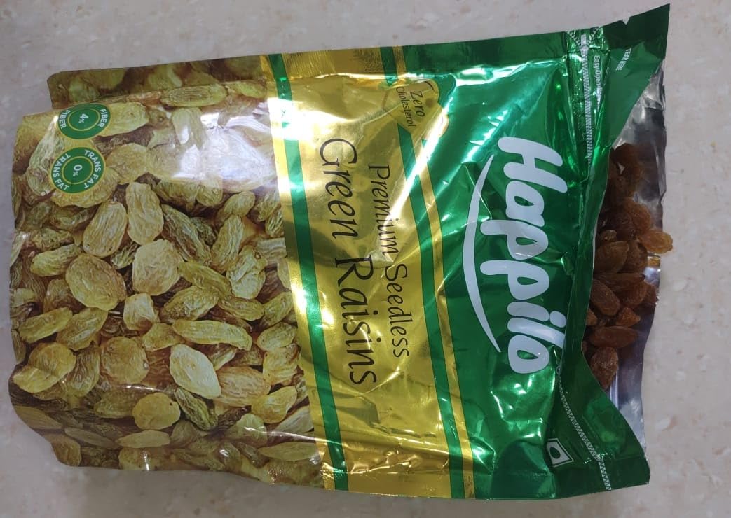 Happilo Premium Seedless Afghani Green Raisins 200grams, Quality ...