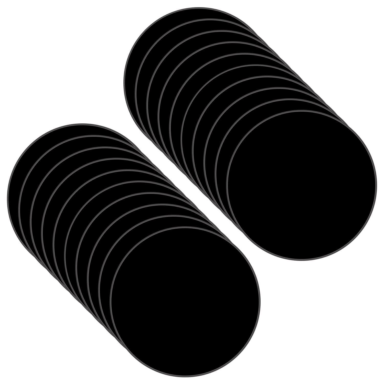 DMJOULI 5cm Acrylic Sheet Black Round Perspex Sheet,1mm Perspex Sheets ...