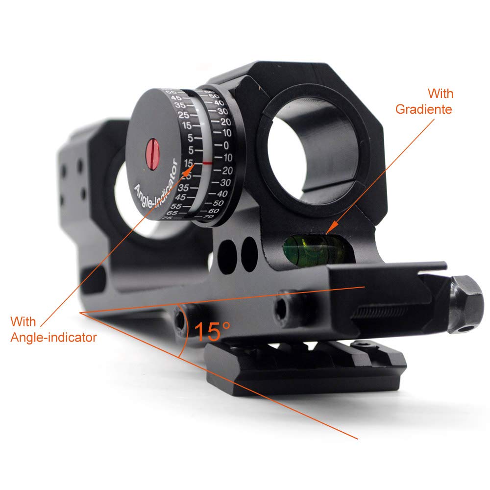 30mm High Qd Scope Mount 30mm Tube Dual Ring Scope Cantilever QD Mount ...