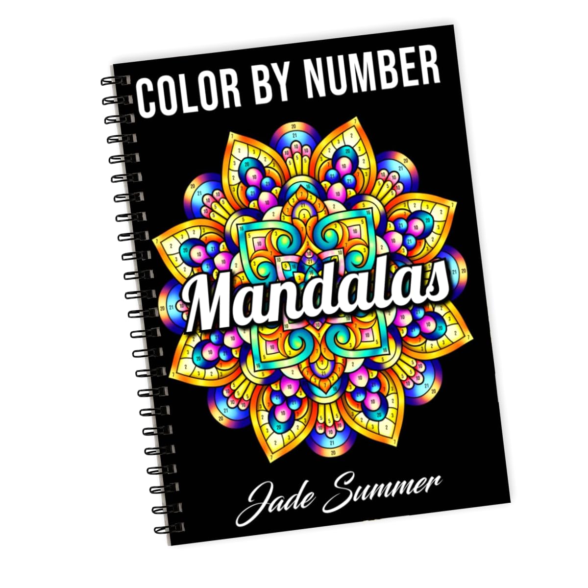 Color by Number Mandalas: An Adult Coloring Book with Fun, Easy, and ...