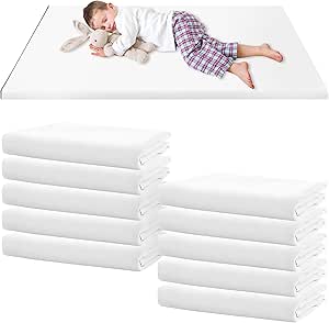 10 Pcs Daycare Nap Mat Sheet, 130 x 60 cm Standard Size Day Care Cot ...