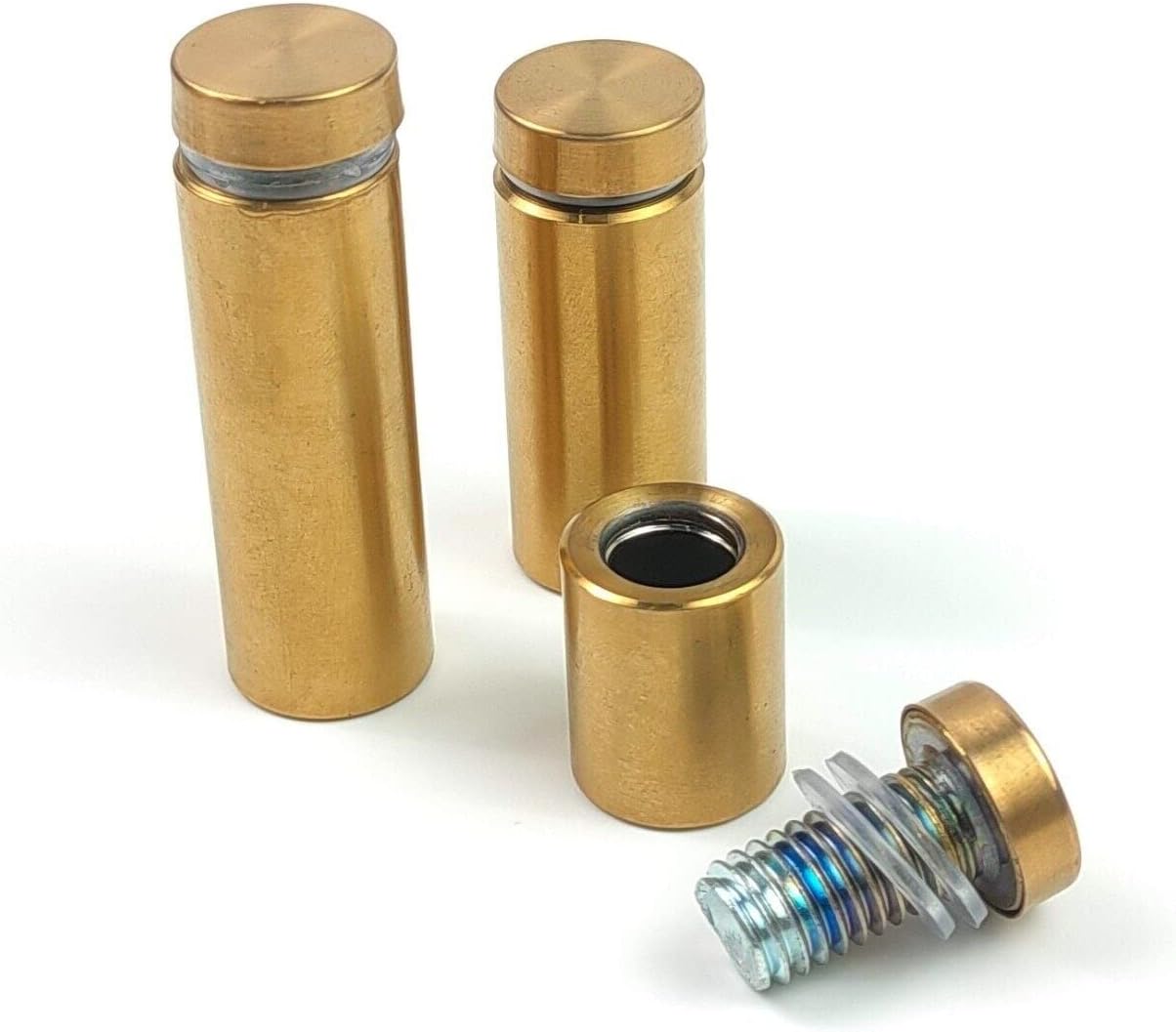 OG Secure | Gold - Stainless Steel Standoff Fixings | Bolts | Mount ...