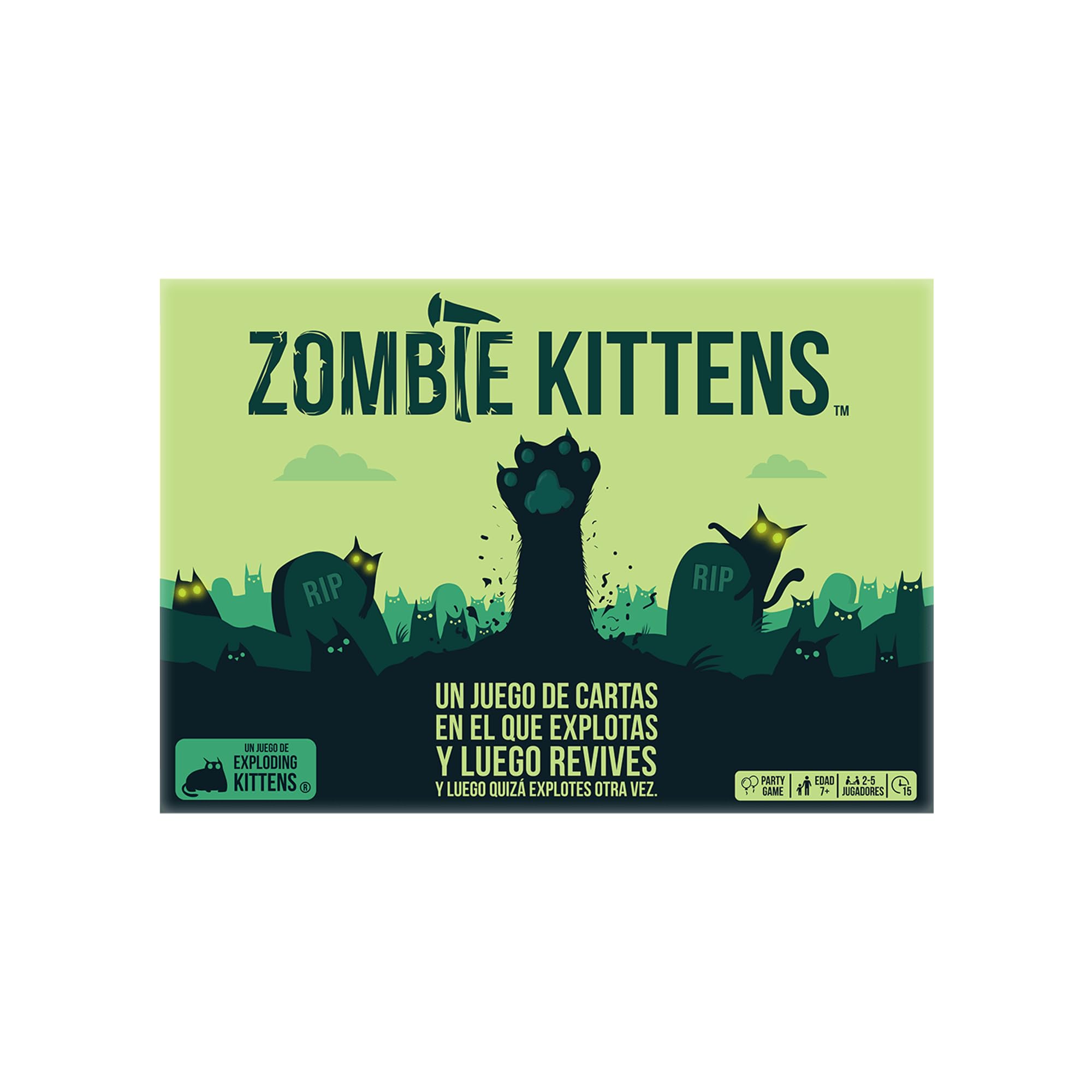 Amazon.com: Zombie Kittens de Exploding Kittens - Juegos de Cartas para ...