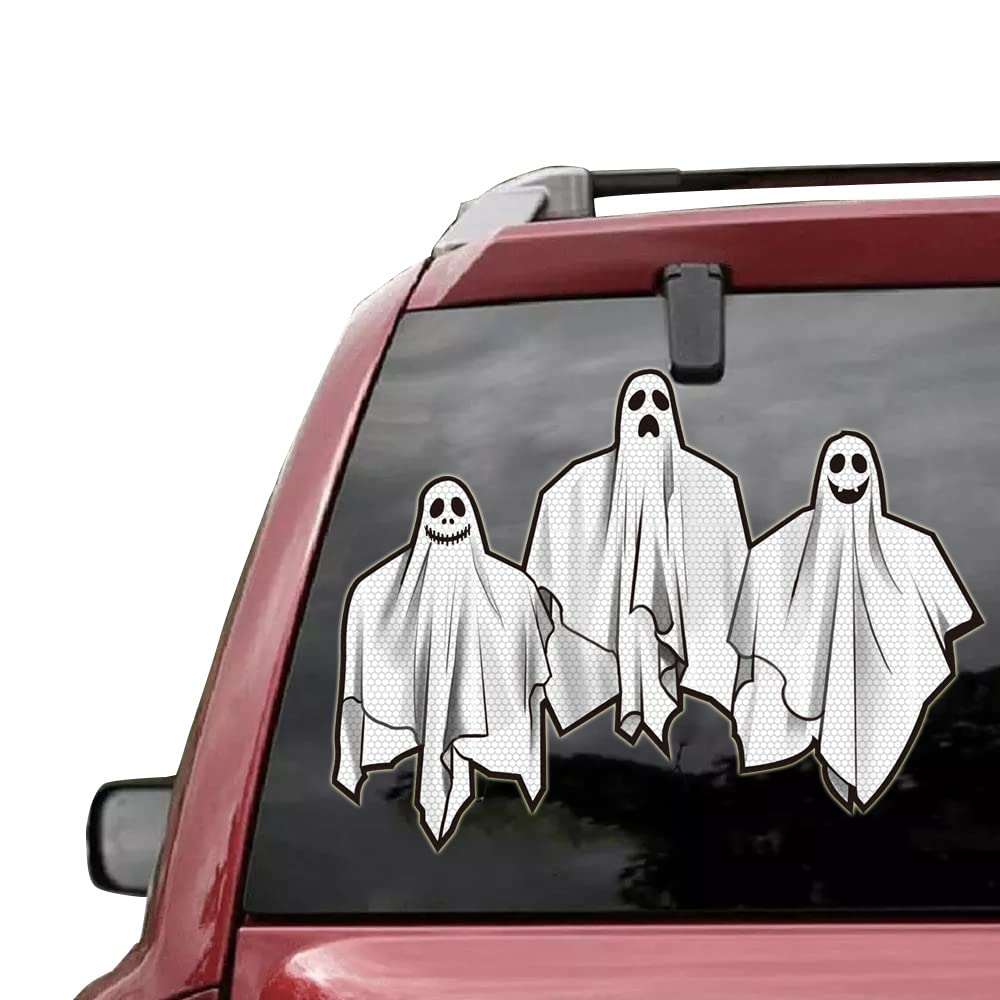 Gven Halloween Car Decorations Window Sticker Home Car Decor Reflective ...