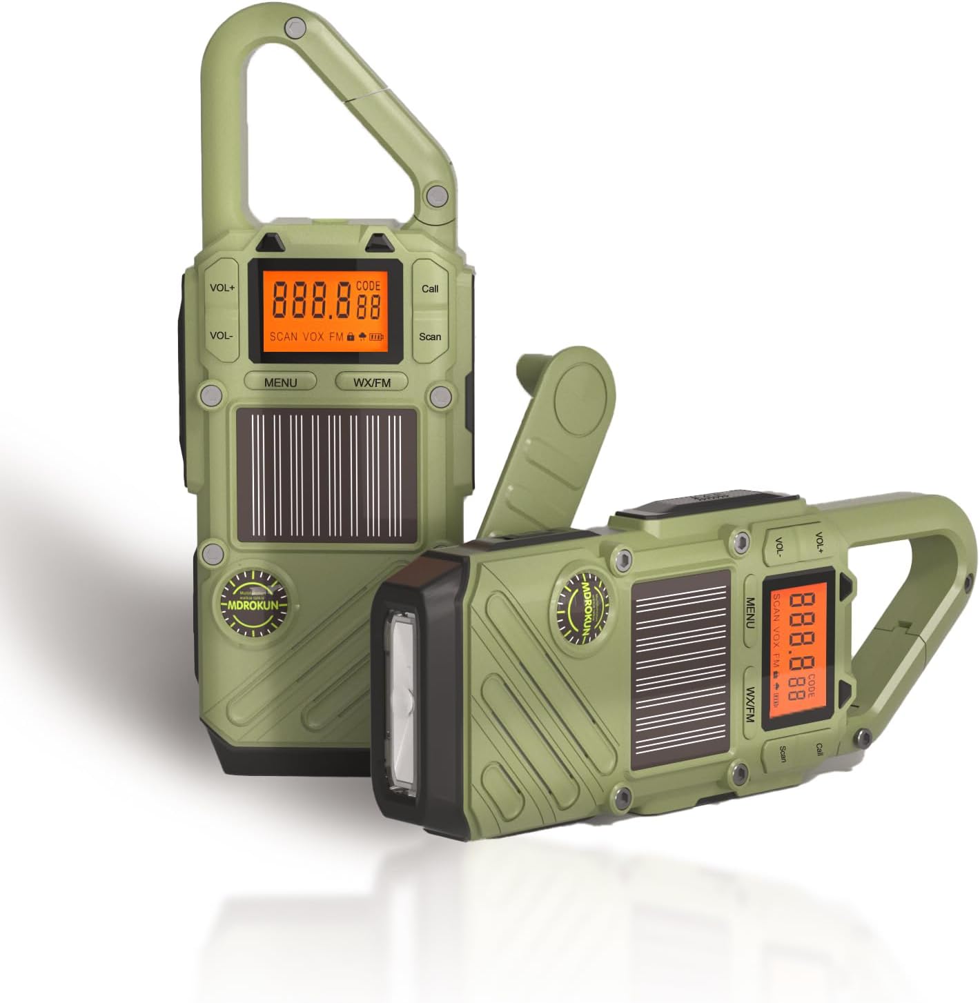 Amazon.com: MDROKUN Emergency Weather Radio Walkie Talkies for Adults ...
