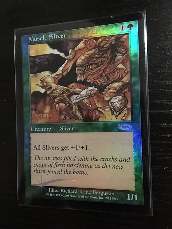 Amazon.co.jp: foilフライデーナイトマジック筋肉スリヴァー/Muscle Sliver 英語 1枚 Mtg : おもちゃ