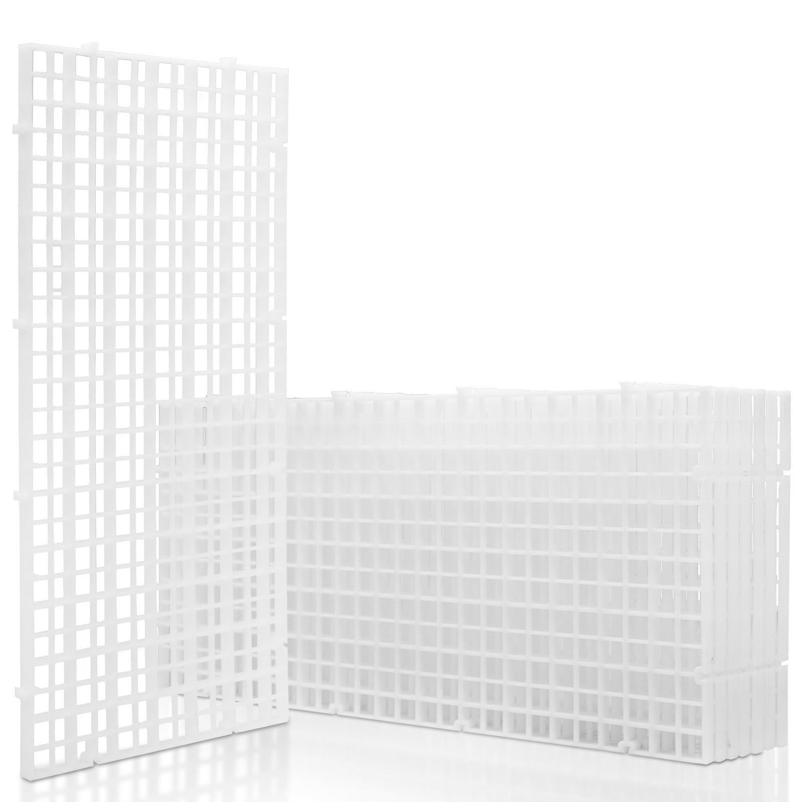 LINLAN 8 Pieces 5.9x11.8in (15X30cm) Aquarium Grid Plastic, Fish Tank ...
