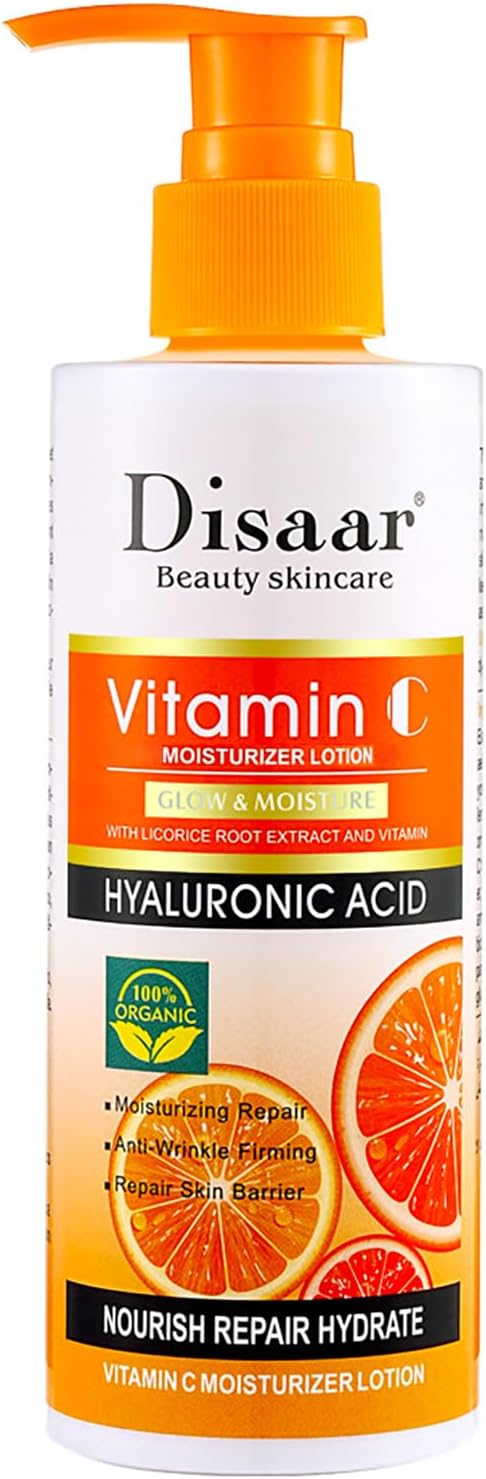 Amazon.com : DISAAR Beauty Vitamin C Moisturizing Lotion Licorice Root ...
