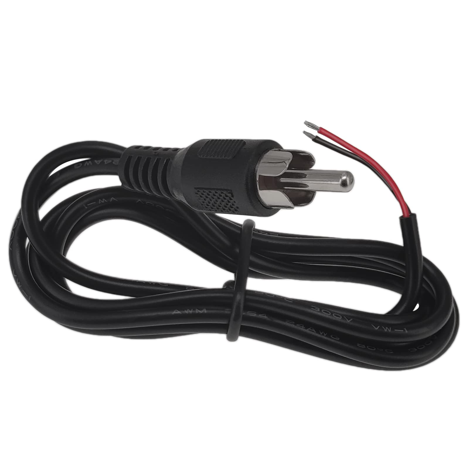 Snapklik.com : RCA To Bare Wire Speaker Cable, 3-Pack 3FT RCA Male Plug ...
