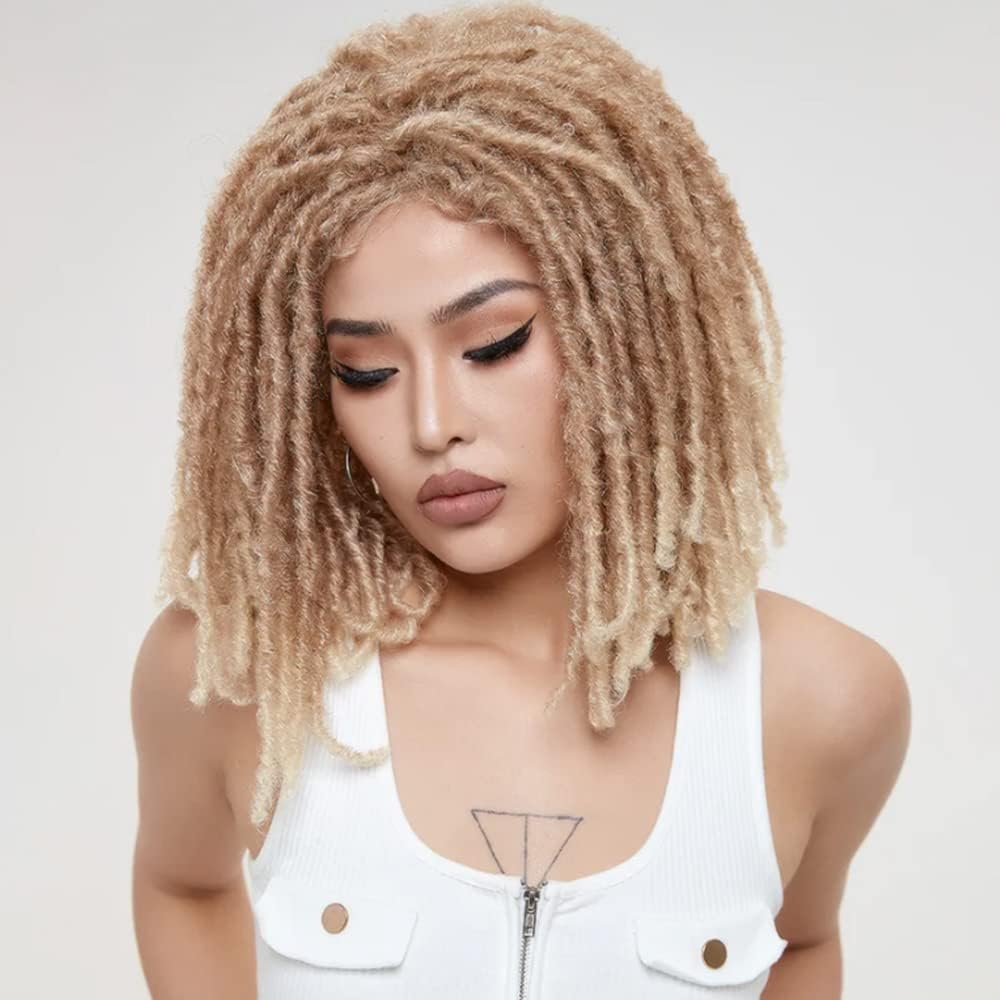 Amazon.com : SUN LOCS Short 6 Inch Dreadlocks Braided Wigs for Black ...