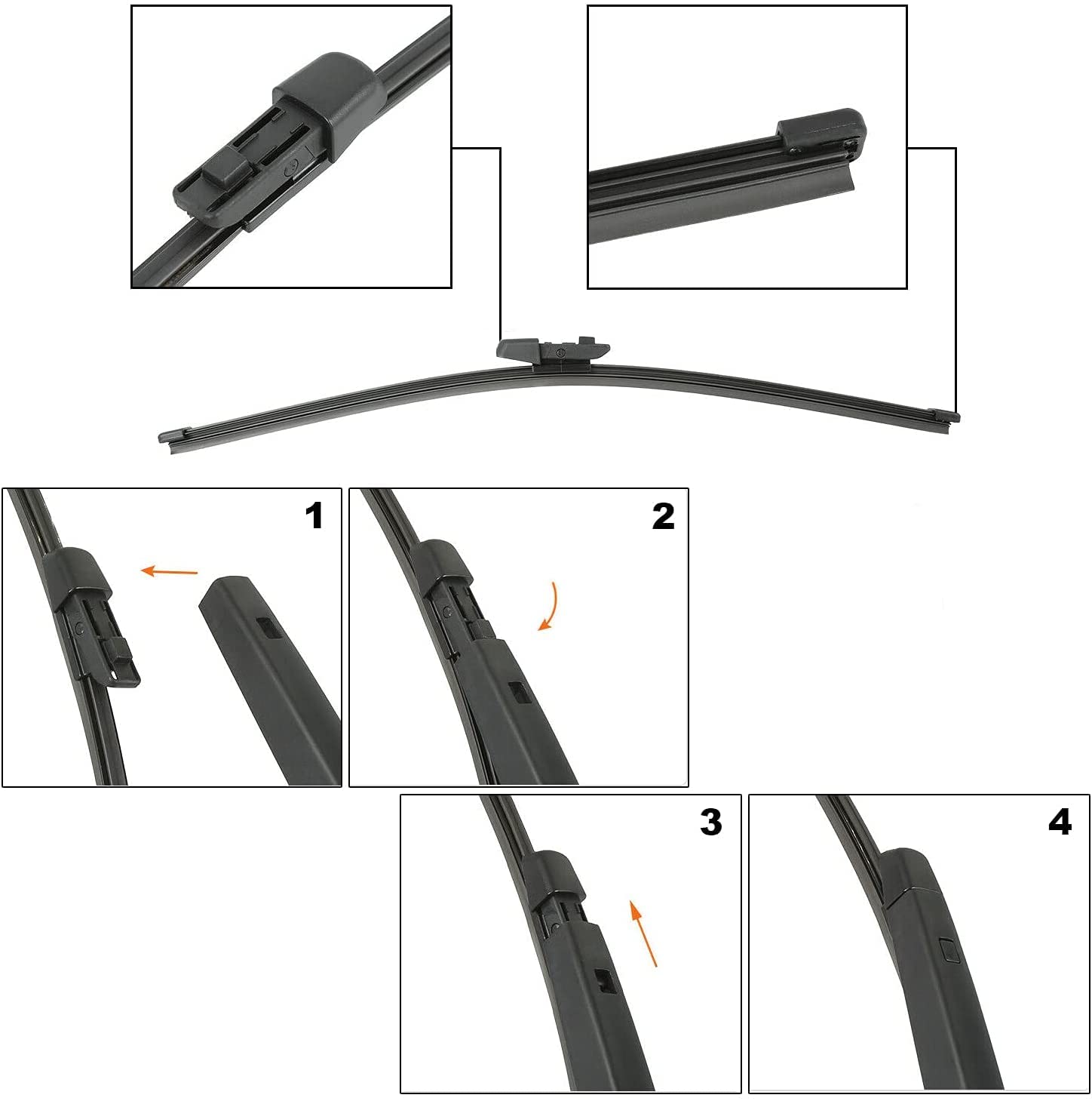 Snapklik.com : 3 Wipers Factory Replacement For 2018-2021 VW Volkswagen ...