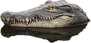 Amazon.com: Floating Alligator Head Garden Statues for Outside, Pool ...
