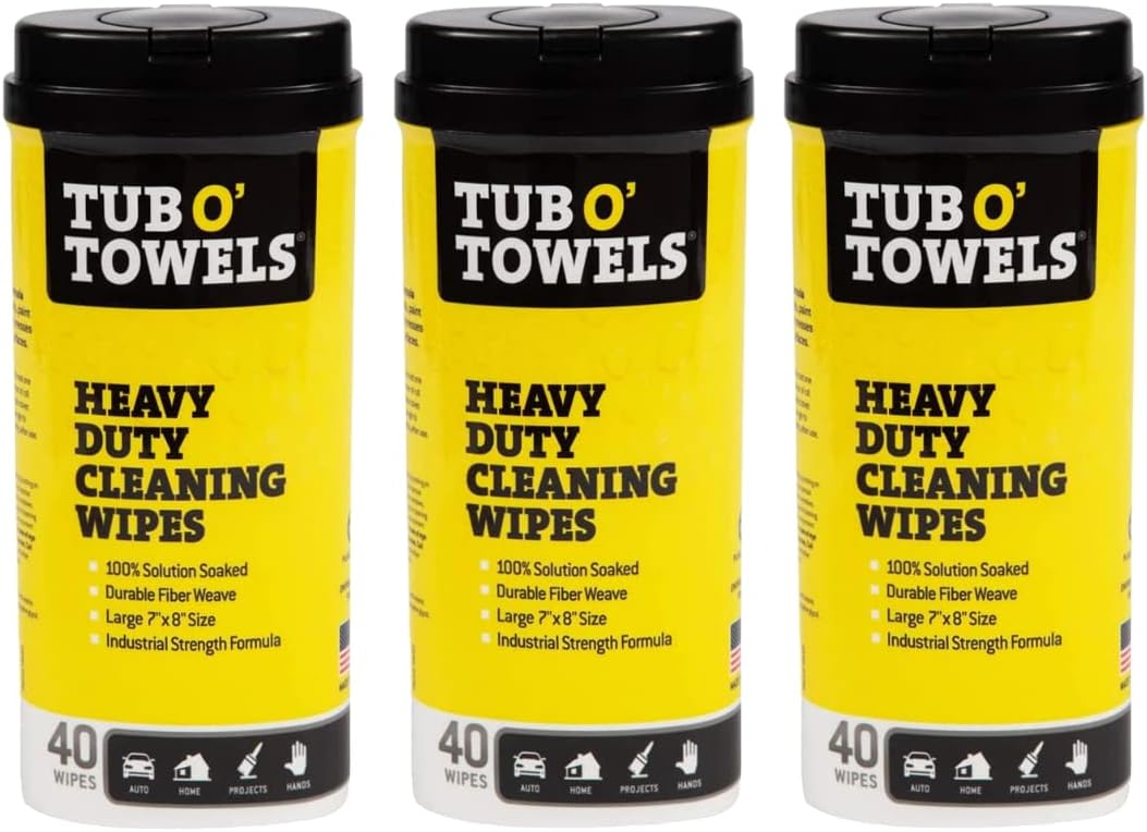 Amazon.com: Big Wipes"Red Top" Heavy Duty Industrial Textured Scrubbing ...