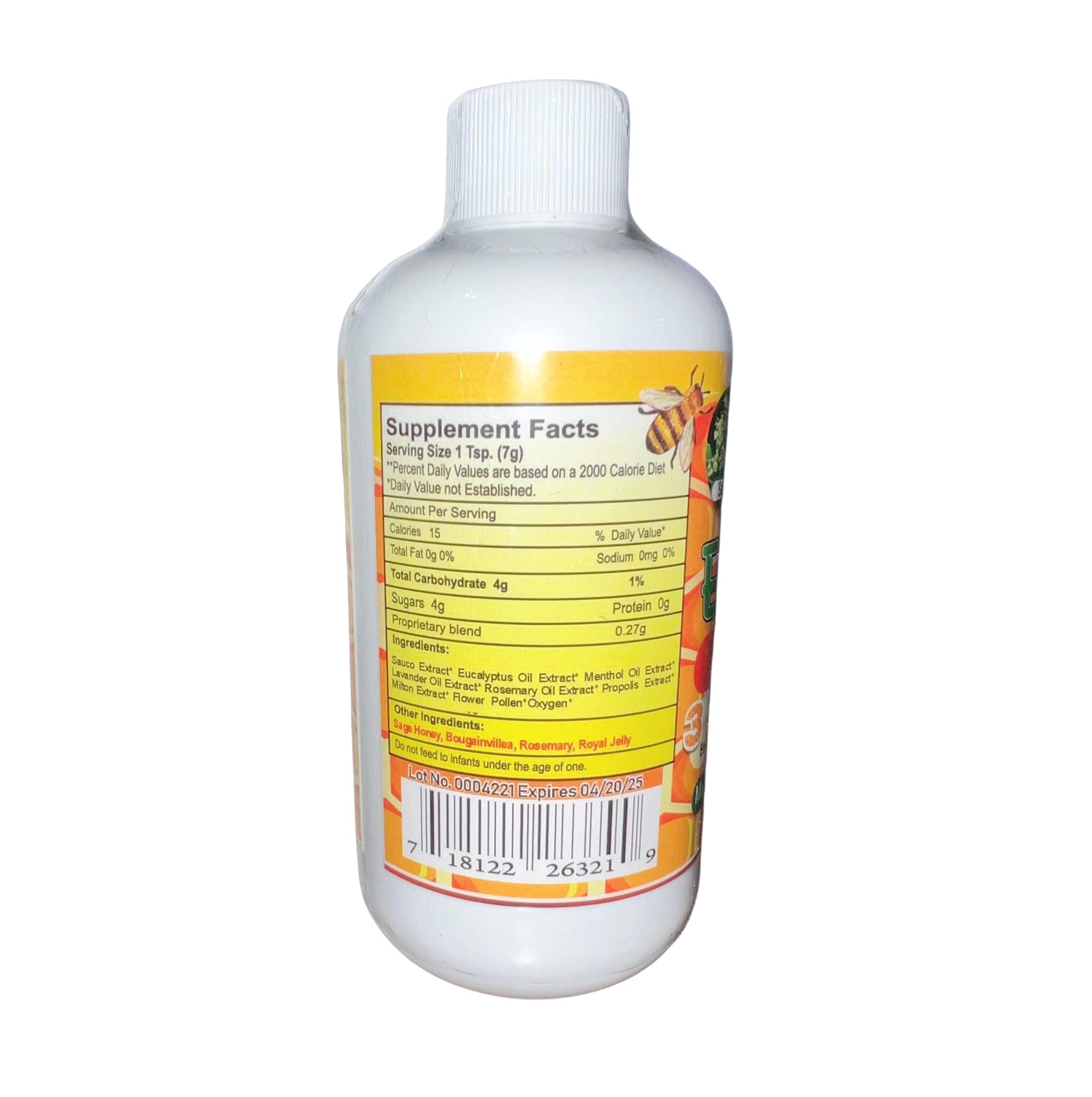 Natural Honey Cough Syrup - Eucabroncosol (Jarabe de Miel Eucabroncosol ...