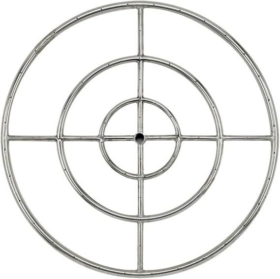 Amazon.com: Stanbroil 30 Inch Round Fire Pit Burner Ring for Natural ...