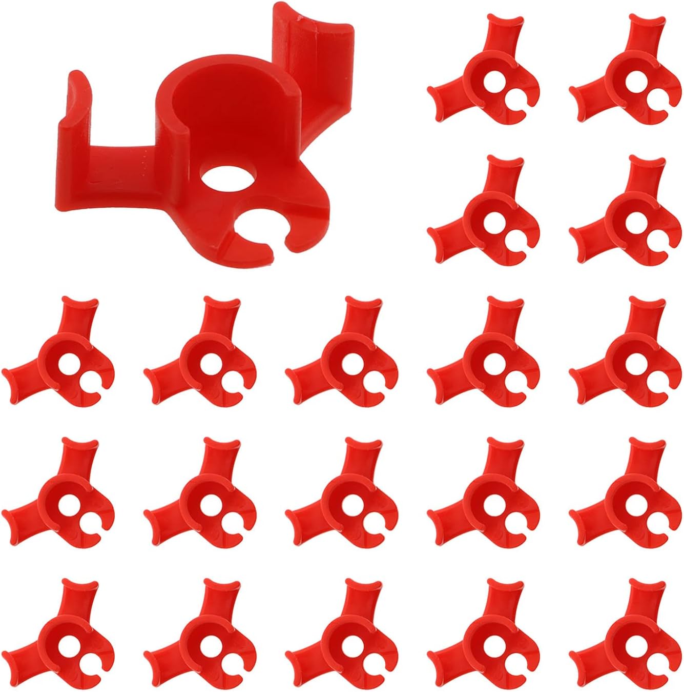 Amazon.com : MEETOOT 20PCS Red 90 Degree Low Stress Training Clip Plant ...