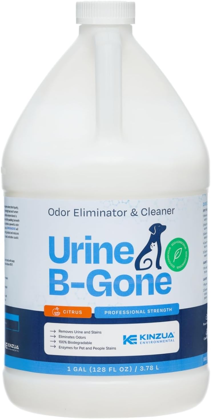 Amazon.com: KINZUA ENVIRONMENTAL Urine B-Gone, Professional Enzyme Odor ...