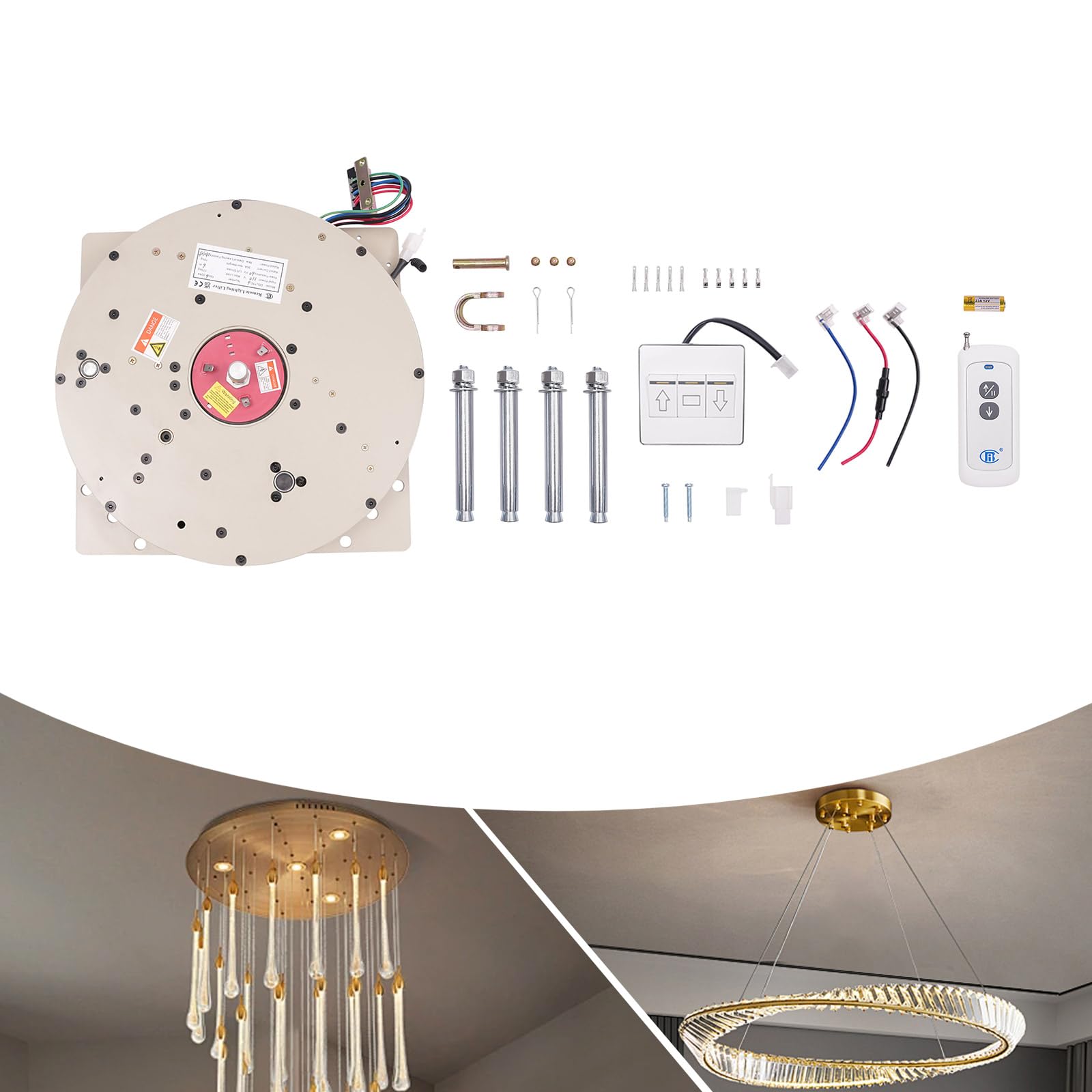 Light Lift Chandelier Hoist Amazon.com: Gworobie Electric Chandelier