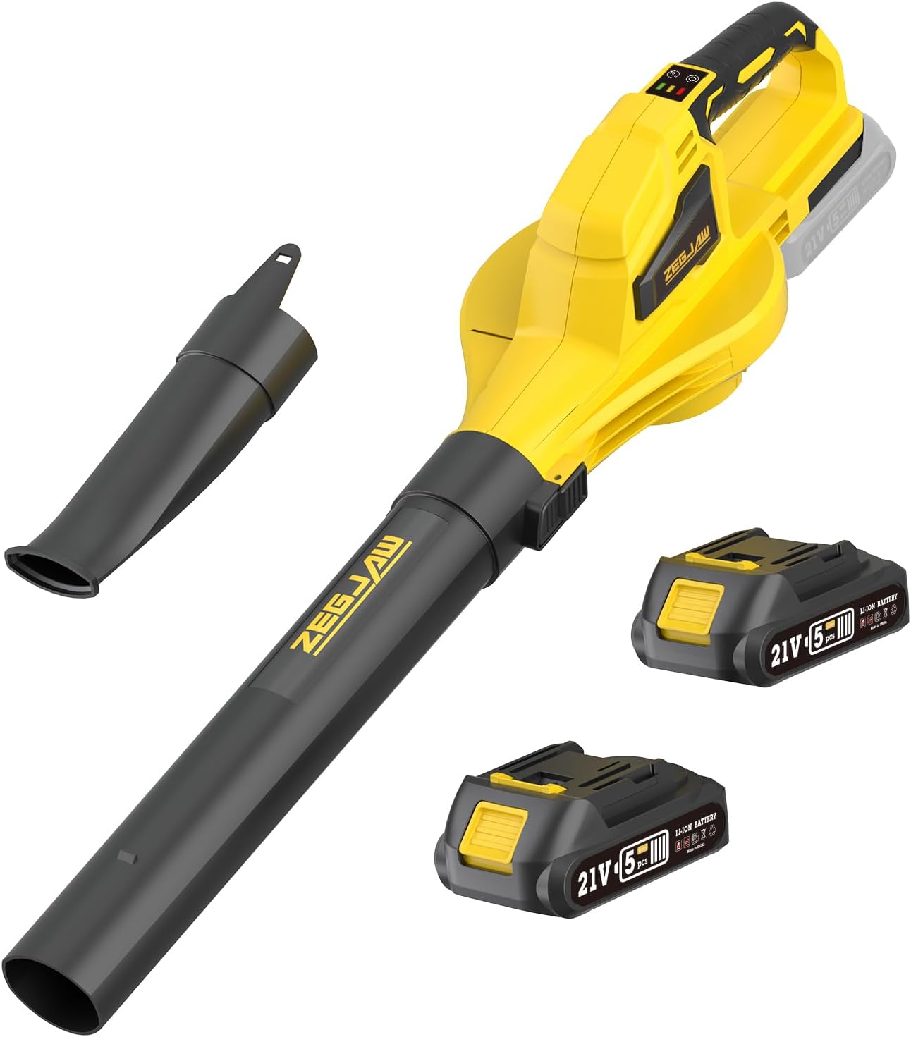 Amazon.com: Leaf Blower Cordless with 2 x 6.0Ah Battery and Charger ...
