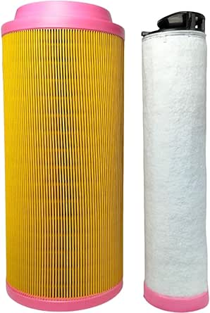Amazon.com: XYZIL Inner Outer Air Filter Set Compatible with JCB 32/ ...