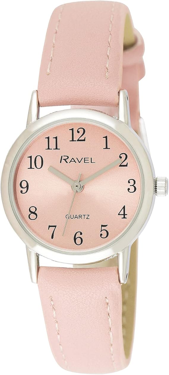 Ravel - Women's Pastel Coloured Everyday Watch (27mm case) - Pink ...