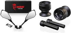 Amazon.com: MZS 8MM Swingarm Spools Sliders + MZS Racing Motorcycle ...