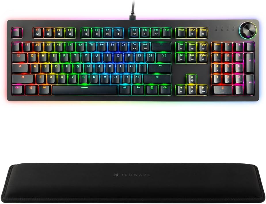 Amazon.com: TECWARE Spectre Pro 104 (Brown Switch) with Wristpad ...