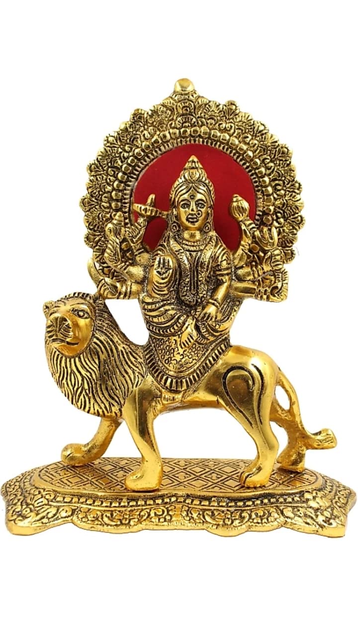 Buy LABHCART Shri Durga Idol/Shri Ambe Maa Brass Idol/Shri Vaishno Devi ...