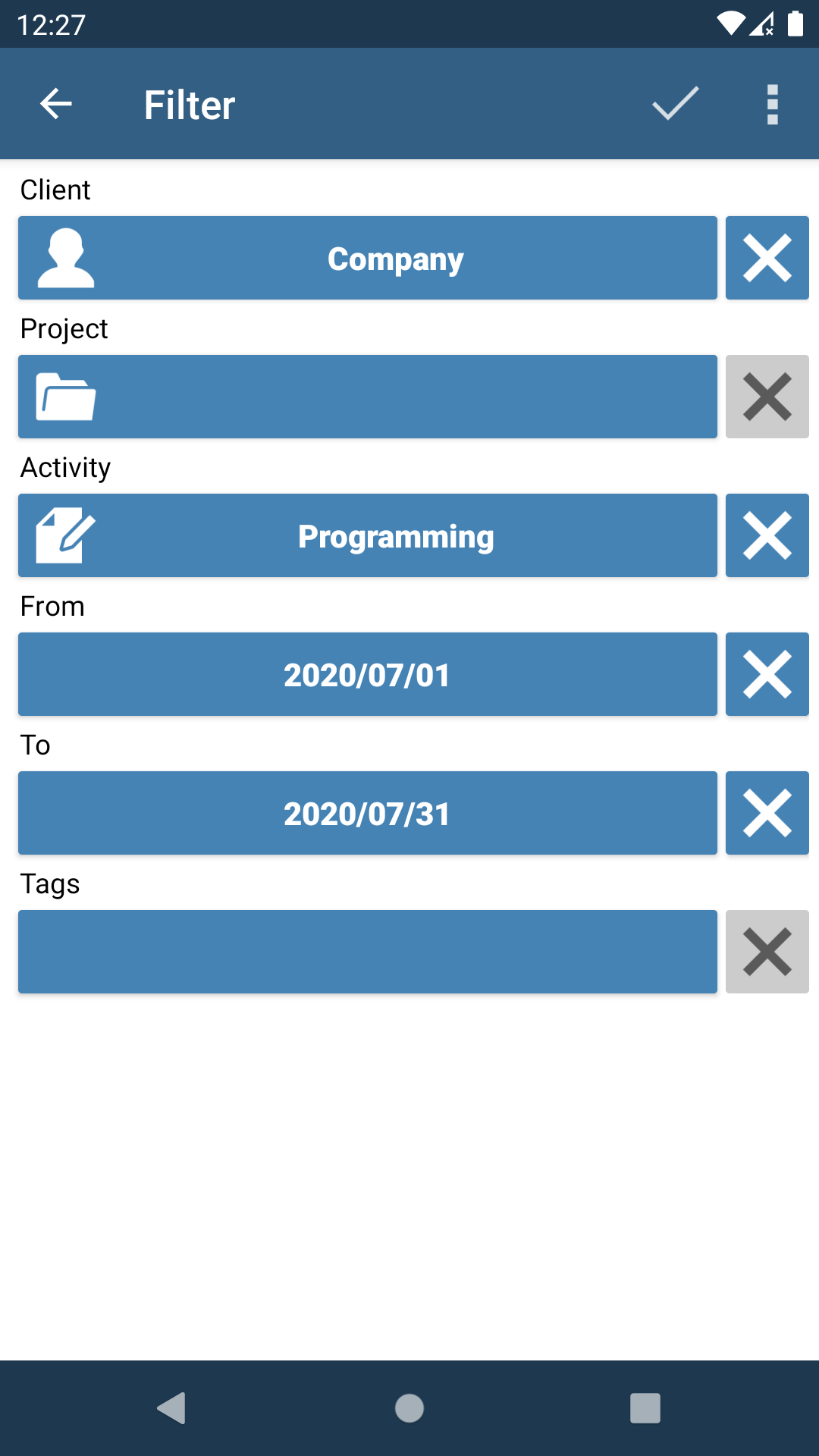 MPS TimeLog Pro - App on Amazon Appstore