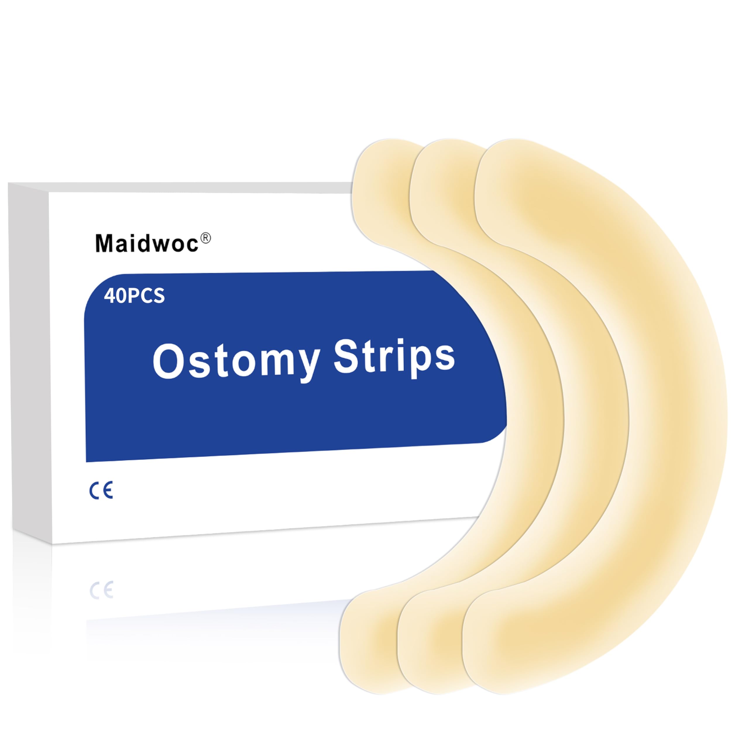 Amazon.com: 40 Pcs Elastic Ostomy Barrier Strips, Medical Grade ...