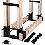 Amazon.com: Mr IRONSTONE Firewood Log Storage Rack Bracket Kit ...