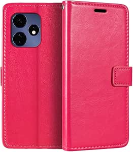 Amazon.com: PU Leather Phone Wallet Case Compatible with Boost Celero 5G Plus 2024, Magnetic ...