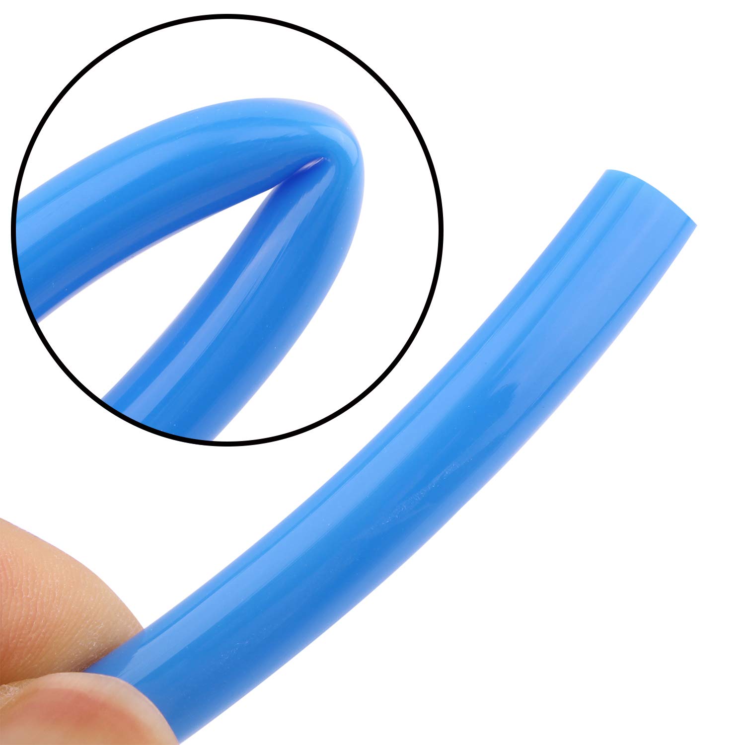 Snapklik.com : DERPIPE Pneumatic Hose 8mm OD 5mm ID Blue Polyurethane ...