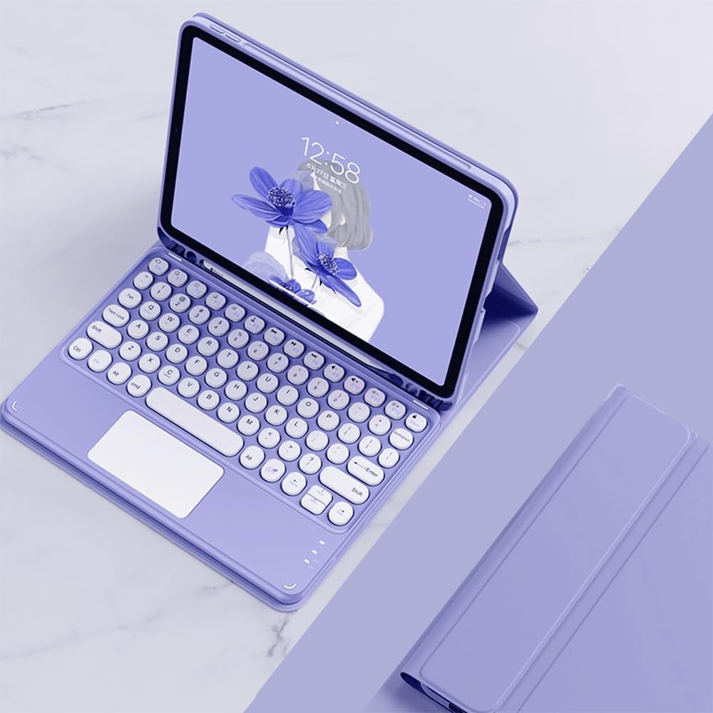 Amazon.com: SENLAN iPad 9 iPad 8 iPad 7/Air3 Pro10.5 Keyboard Case ...
