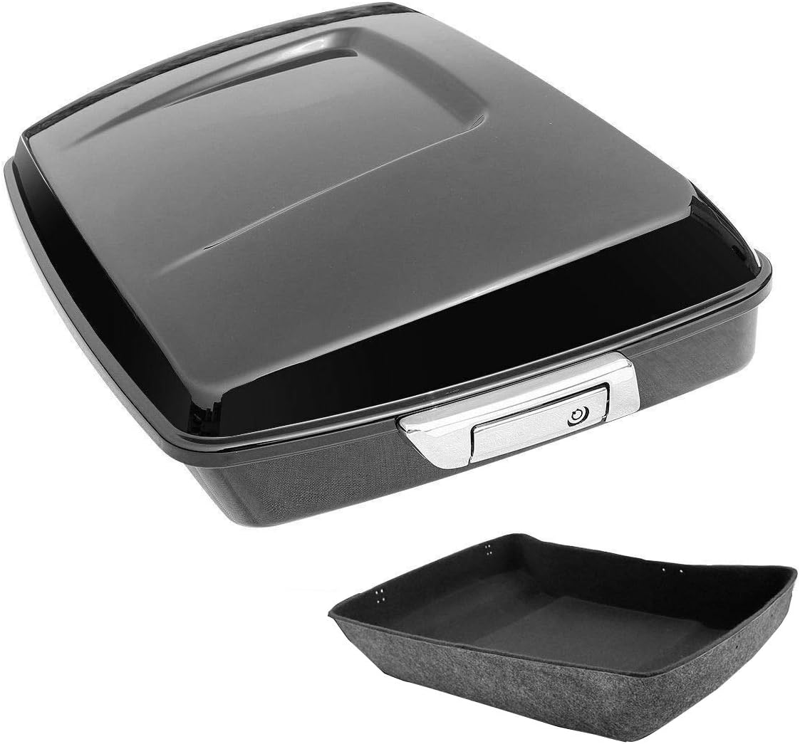 Amazon.com: XMT-MOTO Razor Tour pack Pack Trunk +Pad For Harley Touring ...