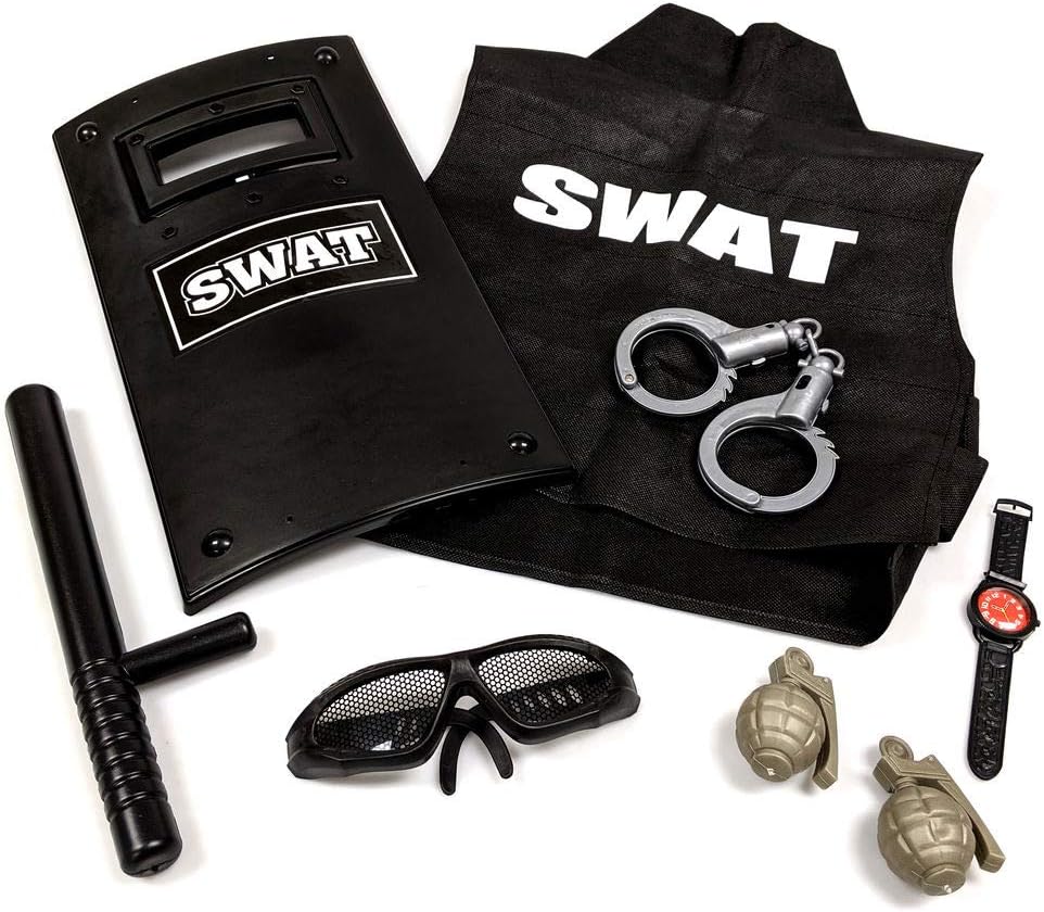 Amazon.com: BBG Deluxe One Size Fits Most Unisex Youth SWAT Police ...