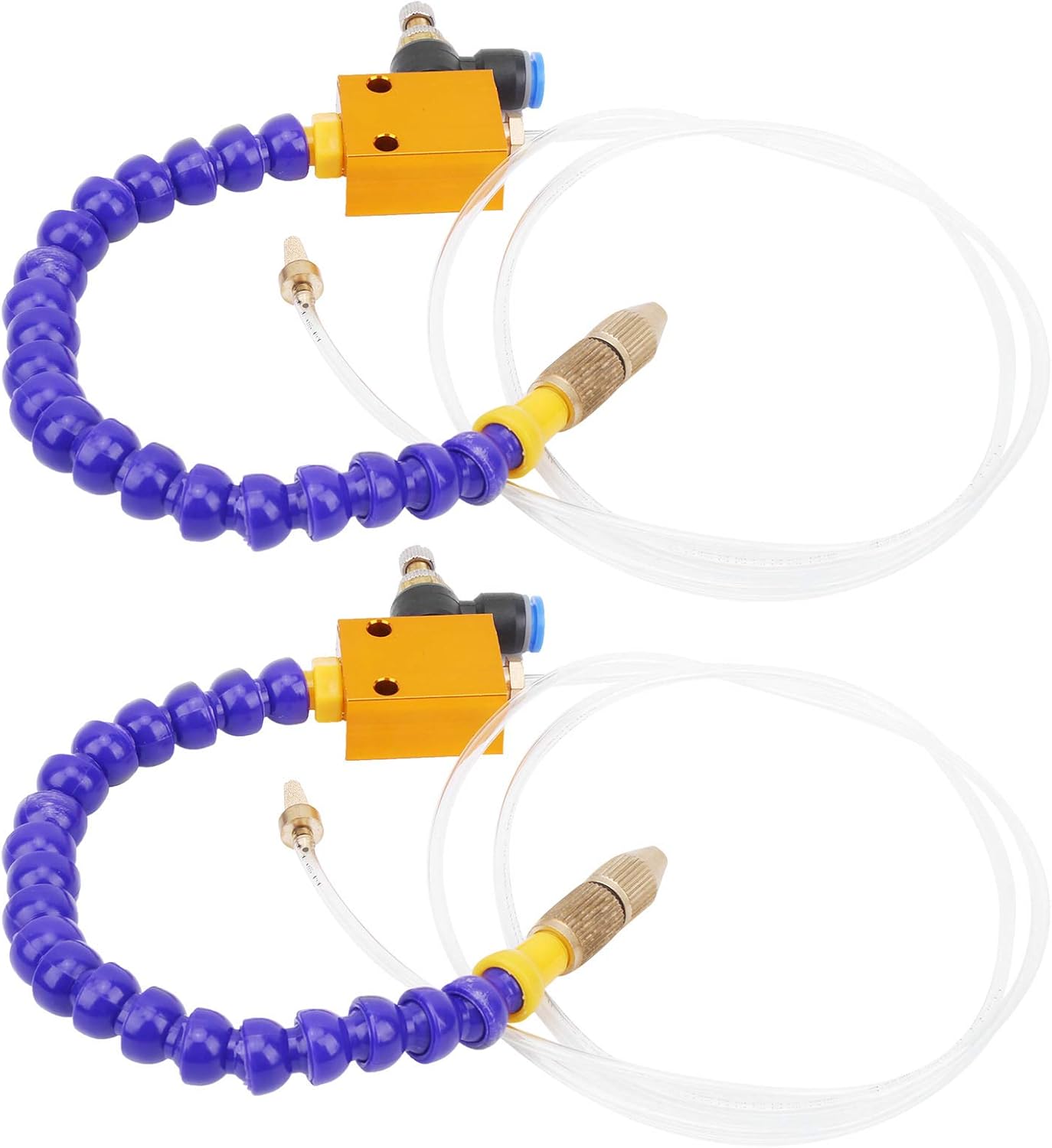 2Pcs Mist Coolant Lubrication Spray System Brass Mist Coolant System ...