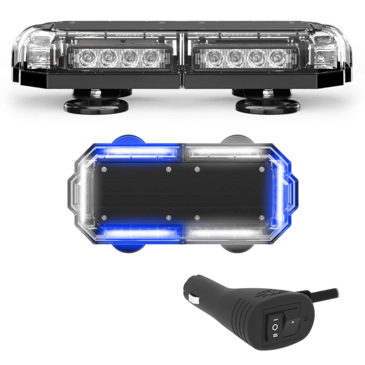 Amazon.com: SpeedTech Lights Mini 14 72 Watts LED Strobe Lights For ...
