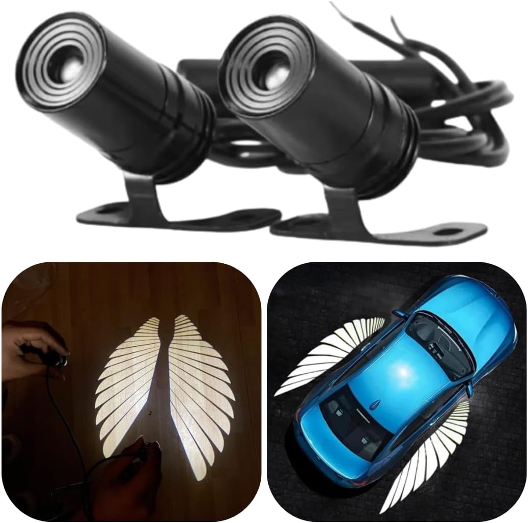 AutoBizarre Angel Wing Projector Light/Shadow LED Light/Ghost Light For ...